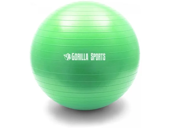GORILLA SPORTS Lopta za vežbanje (55 cm / Zelena)
Za zanimljiviji i udobniji trening, jača leđa i efikasnije vežbe
Za zanimljiviji i udobniji trening, jača leđa i efikasnije vežbe