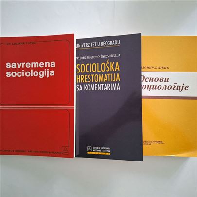 Knjige iz sociologije, 3 nove