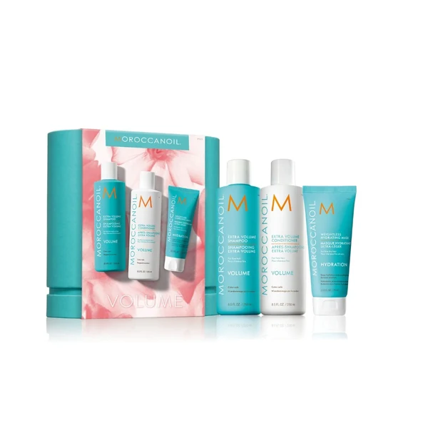Moroccanoil Spring Set Volume – Šampon 250ml + Regenerator 250ml + Maska 75ml