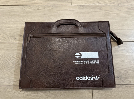 Vintage Adidas 1983 Belgrade Briefcase