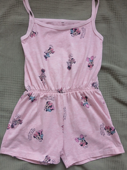 Minnie Mouse roze letnji kombinezon, 140-146