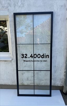 Klizna vrata (metal + staklo)