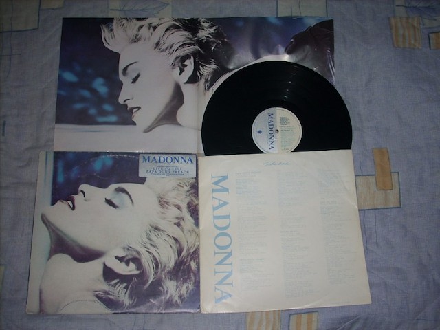 Madonna ‎– True Blue LP Suzy 1986. Vg/vg+