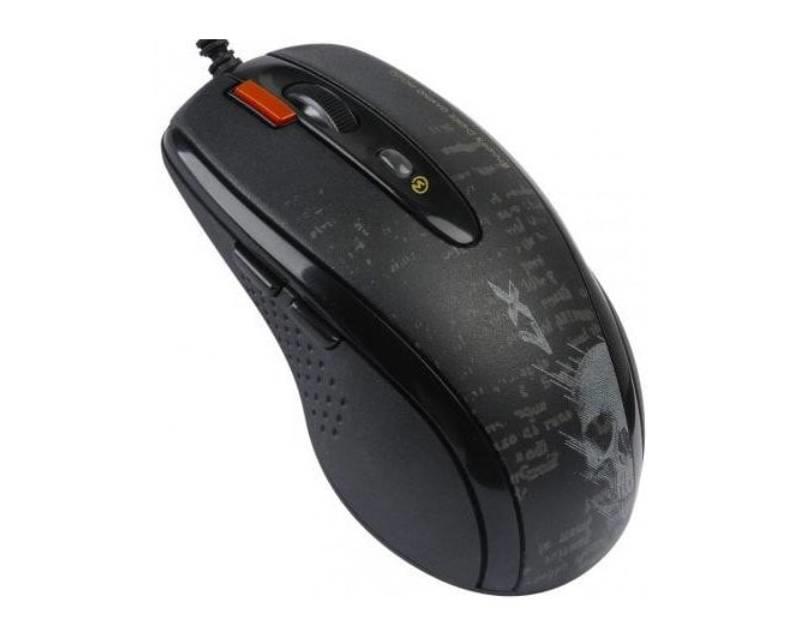 F5 V-Track Gaming USB crni miš