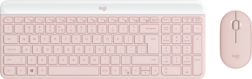 LOGITECH MK470 Slim Combo - ROSE - US INT'L - 2.4GHZ - INTNL-973