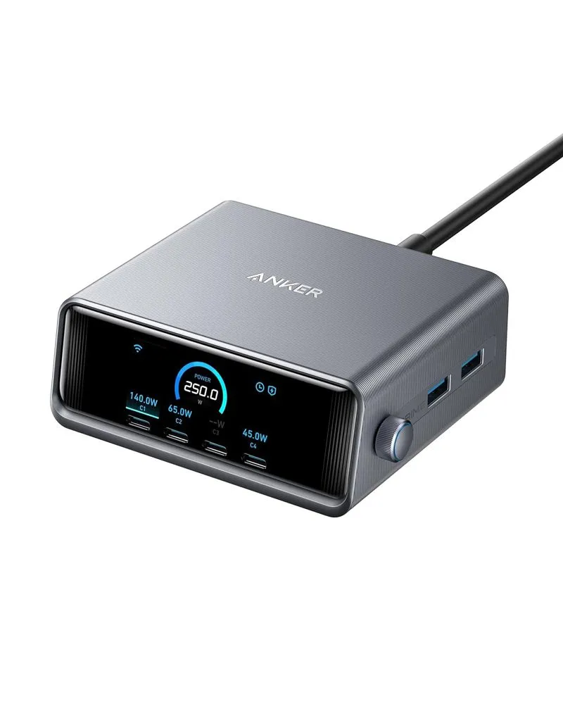 Brzi Stoni Punjač Anker Prime Charger 250W - Silver