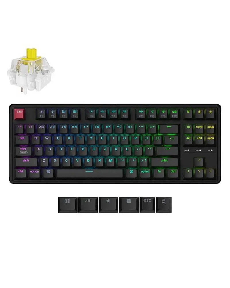 Tastatura Keychron C3PX-H4 RGB 80% - Black