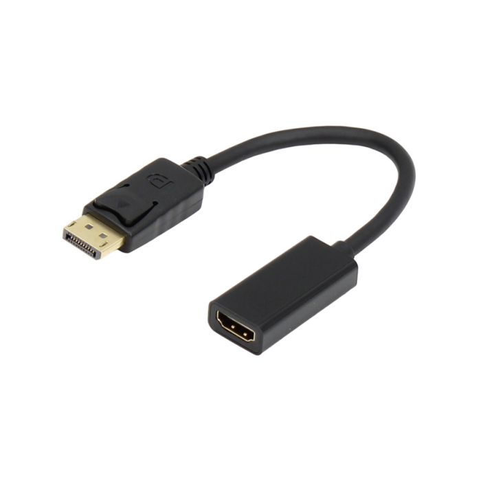 Adapter E-Green DisplayPort 1.4(M) na HDMI 2.0(F) kabl 20cm Black