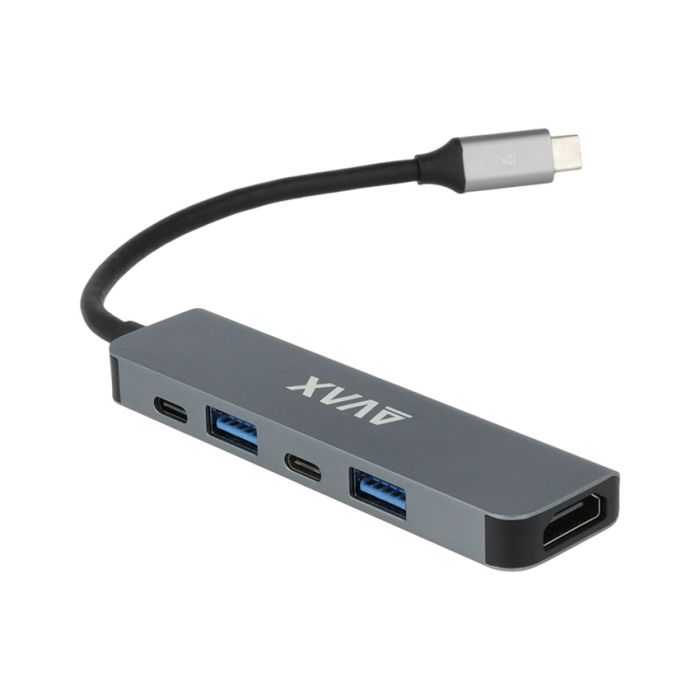USB Hub AVAX Connect+ HB611 / 5 in 1 / 100W / USB-C / Type C / HDMI (4K60Hz) / USB 3.0