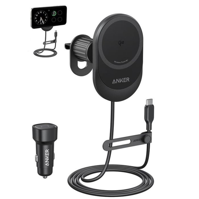 Punjač Anker MagGo Wireless Car Charger 15W