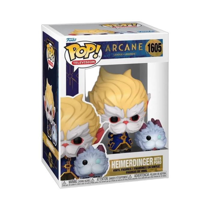Figura Funko POP! TV: Arcane League Of Legends - Heimerdinger w/Poro