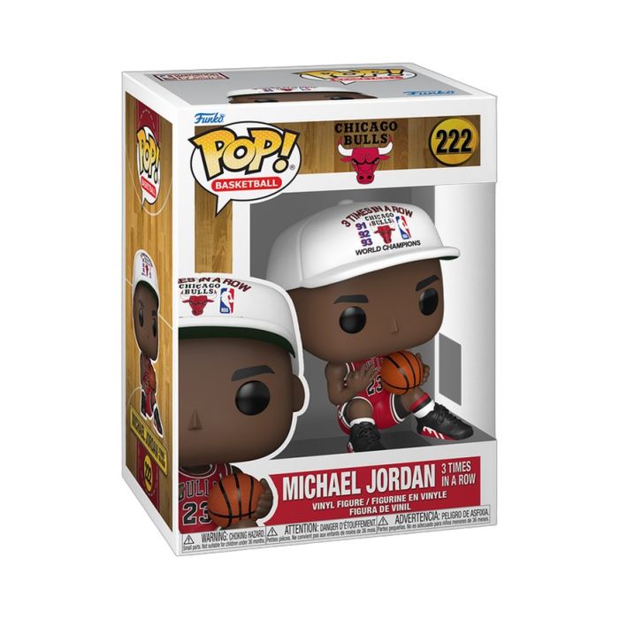 Figura Funko POP! NBA: Chicago Bulls - Michael Jordan (3x in a Row)