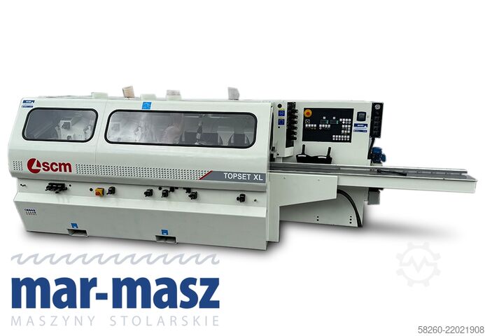 Četvorostrani planer za mokro
SCM TOPSET XL na 6 głowic