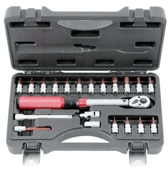 Moment ključ 1/4″ 3-20Nm set 18kom 59003