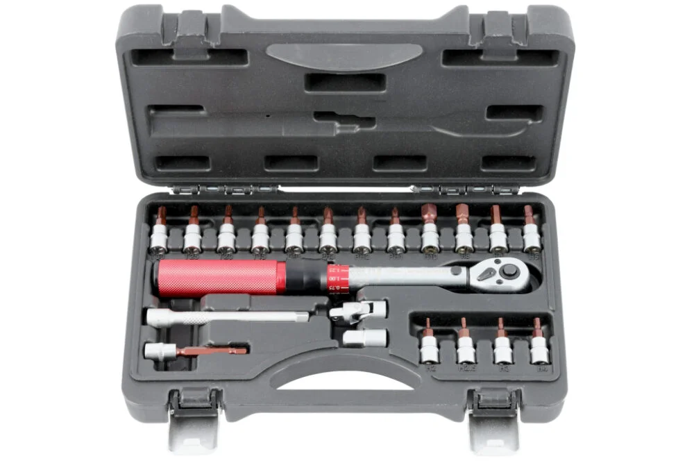 Moment ključ 1/4″ 5-25Nm set 21kom 59001