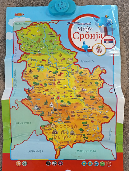 Interaktivna mapa srbije