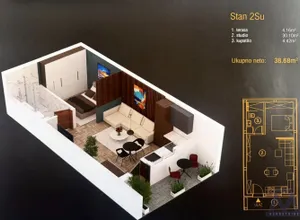 Prodaja Stan - Novi Sad, Petrovaradin: Alibegovac