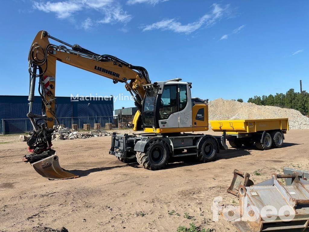 Prodaje se Liebherr A 914 Compact Litronic Hjulgrävare med vagn och redskap (131554) bager točkaš na aukciji