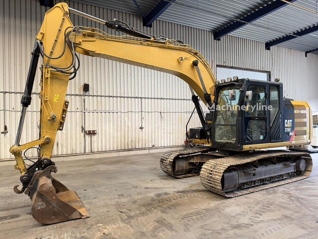 Caterpillar 316 E L *5837h* - FULL HYDR - 18.3T - CENTRAL GREASING - A/C - bager guseničar