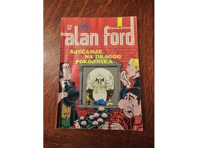 Alan Ford br. 308 Sjećanje na dragog pokojnika
