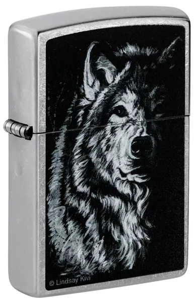 Zippo
ZIPPO UPALJAČ LINDSAY KIVI SHADOW WOLF DESIGN (46149)