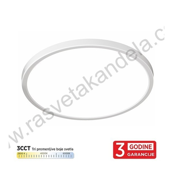 LED plafonjera M205764 32W 3CCT IP40 bela