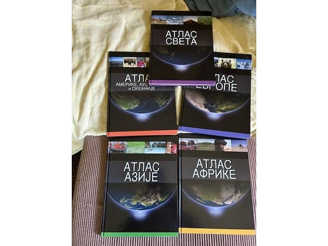 Atlas sveta  Komplet 1 - 5