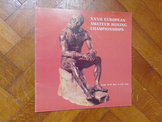 XXVII EUROPEAN AMATEUR BOXING CHAMPIONSHIPS Turin 1987.