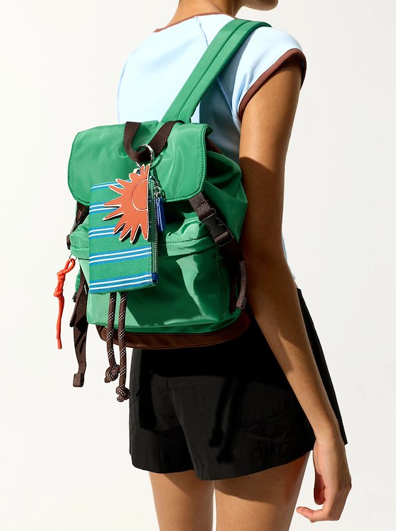NYLON BACKPACK WITH STRAP