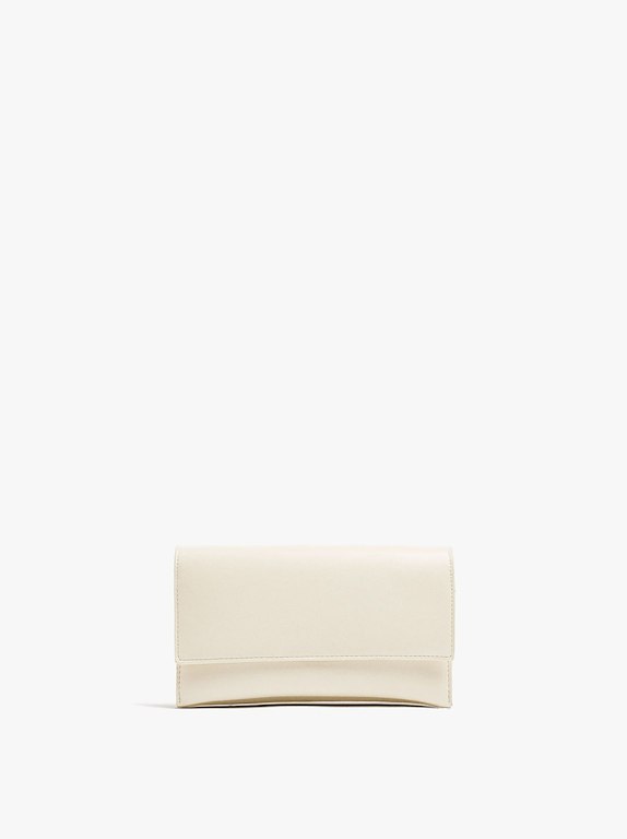 PLAIN CROSSBODY BAG WITH FLAP
