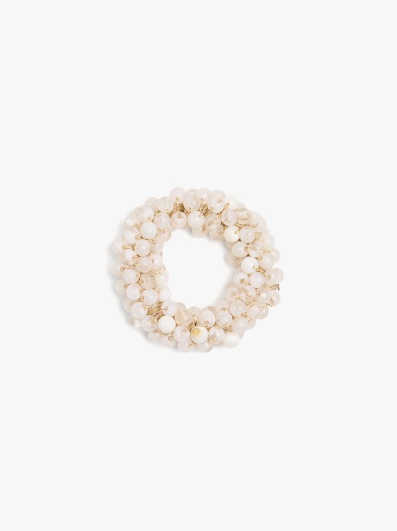 HAIR ELASTIC BAND WITH BEADS