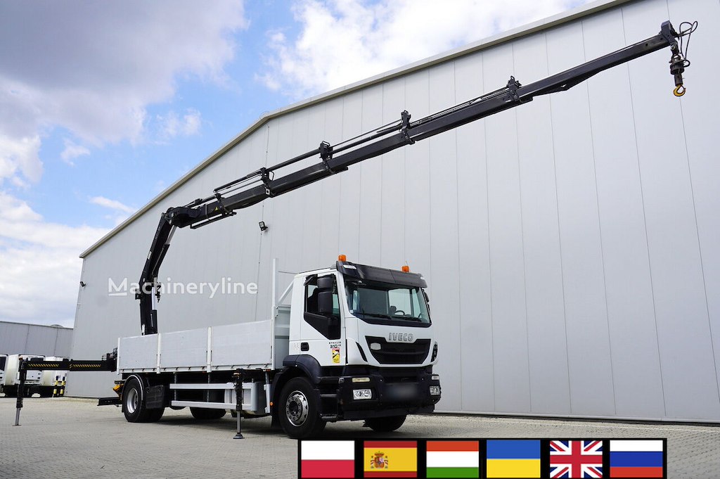 IVECO Stralis 310 E6 / 120 tho. km! / HIAB 211 EP-5 HIDUO crane / Max. autodizalica