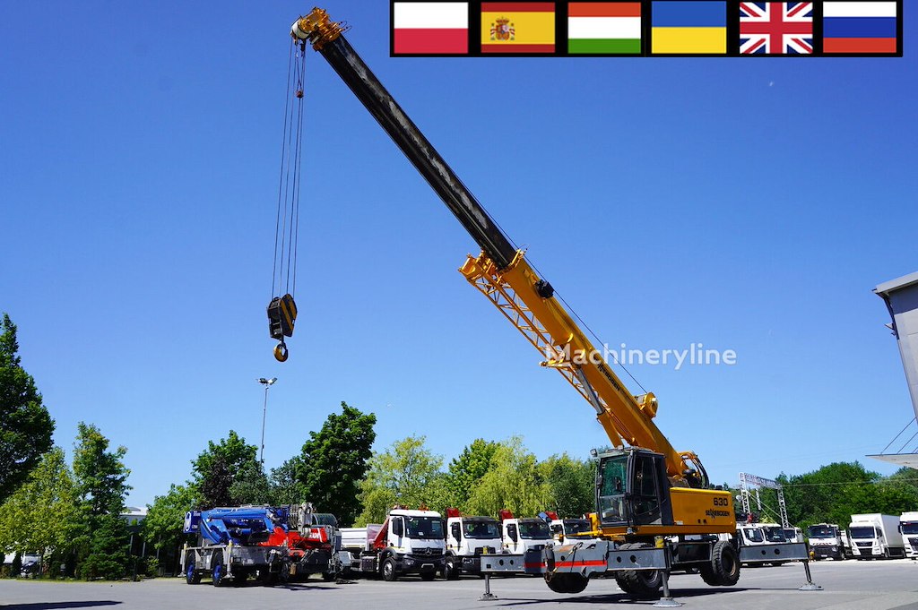 Sennebogen 630 rough terrain crane / Range 30 m / Lifting capacity 30 t / 4 dizalica za sve terene