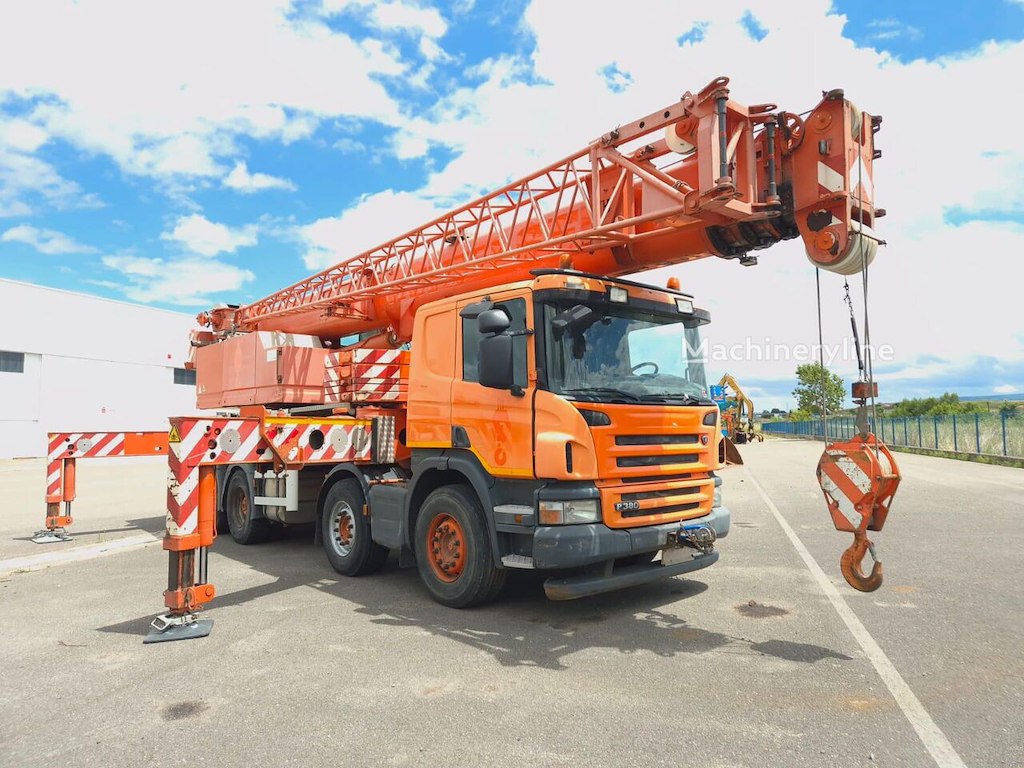 Tadano Faun HK40 Scania P380CB 8x4 autodizalica