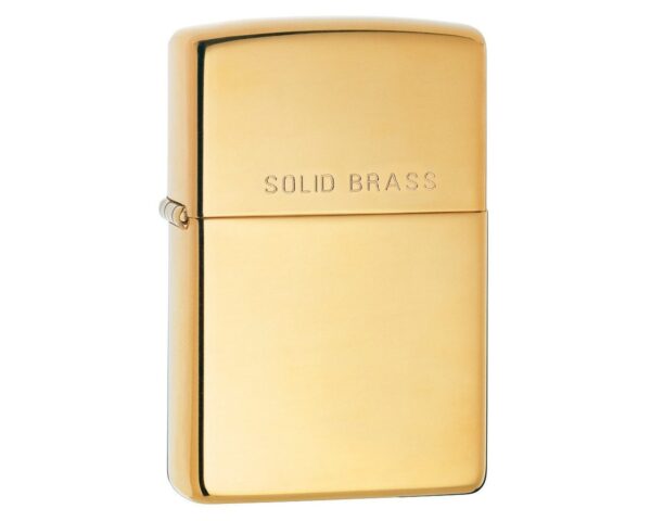 Zippo 254 Solid Brass High Polish
