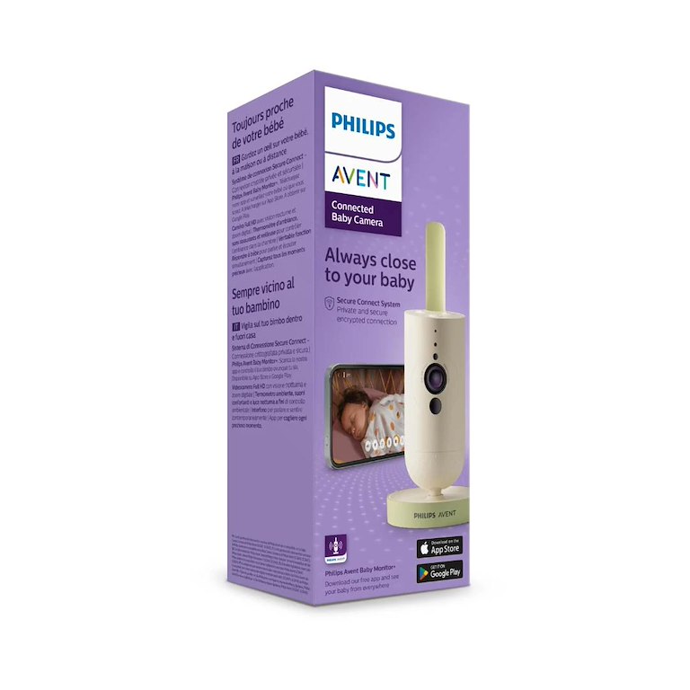 AVENT Alarm sa Video Monitorom Pastel Green Zeleni SCD643/26