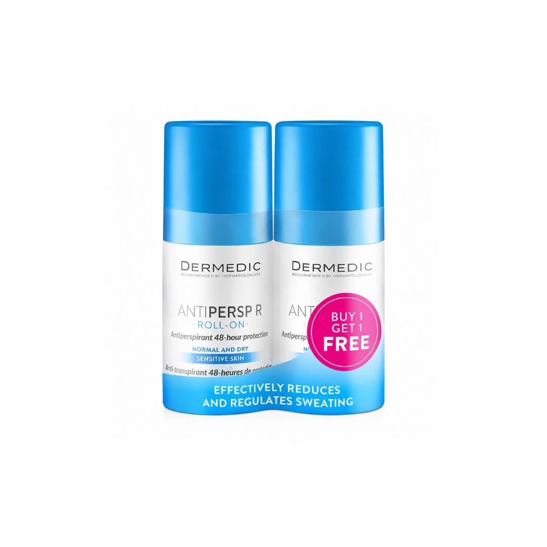 DERMEDIC Promo ANTIPERSP R Roll-On 48h Zaštita 1+1 Gratis 2x60 mL