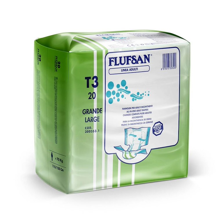 FLUFSAN® Pelene Ekonomik Large 20 Komada