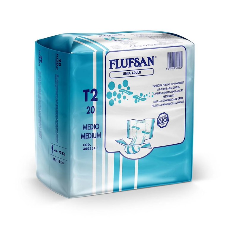 FLUFSAN® Pelene Ekonomik Medium 20 Komada