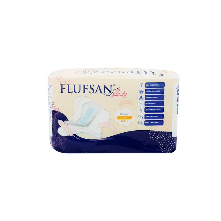 FLUFSAN® Ulošci Lady Extra 12 Komada
