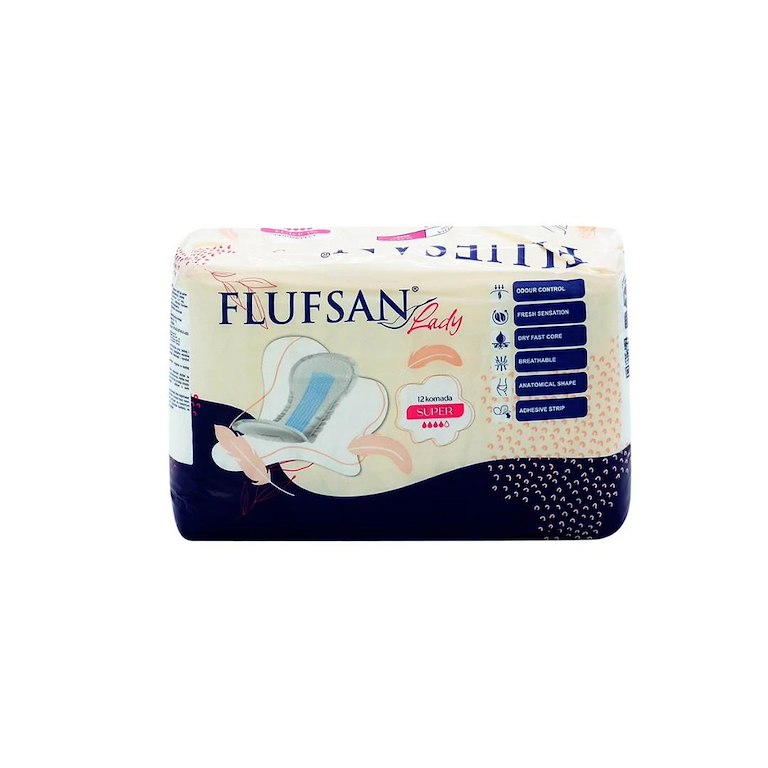 FLUFSAN® Ulošci Lady Super 12 Komada