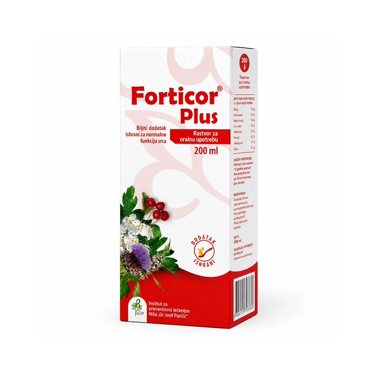 Forticor Plus Rastvor „Dr Josif Pančić“ 200 mL