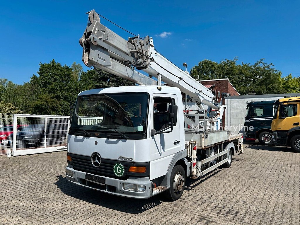 Mercedes-Benz 818 +Böcker AK 32-1200 Dachdeckerkran +Seilwinde auto dizalica s korpom