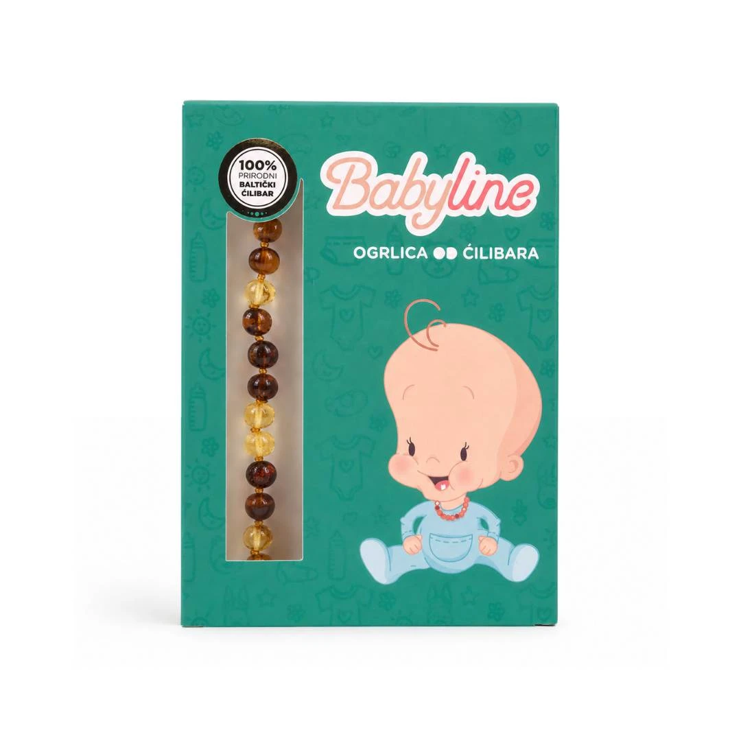 Babyline Ogrlica od Ćilibara Baroque Duga