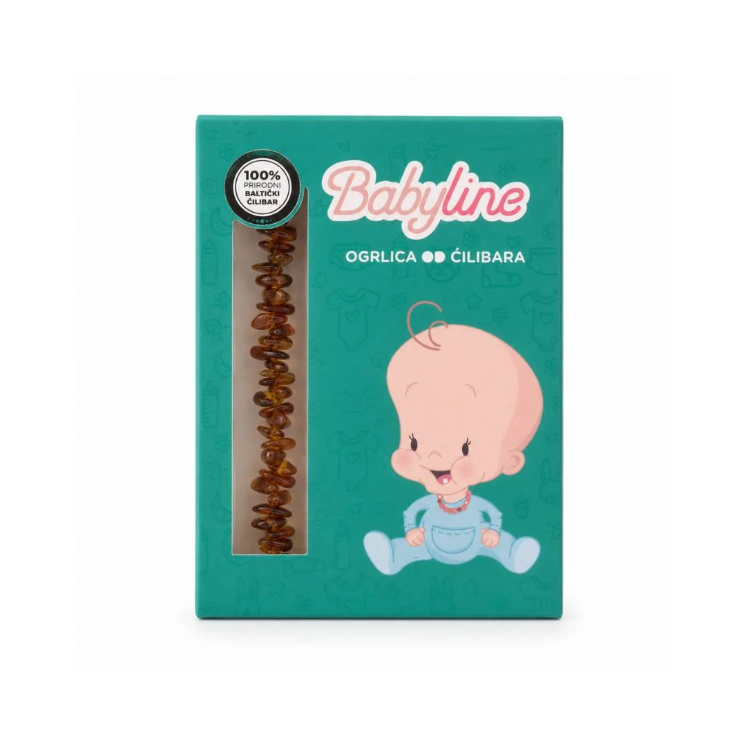 Babyline Ogrlica od Ćilibara Chips Med