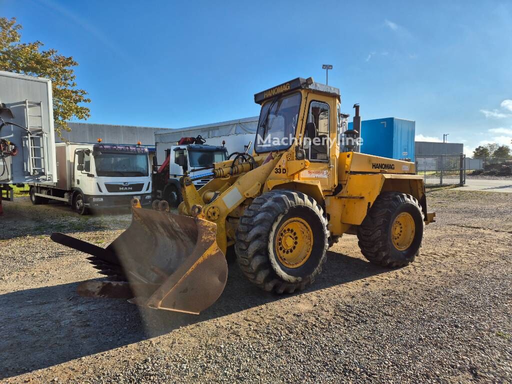 HANOMAG 33 D //forks / Bucket// prednji utovarivač