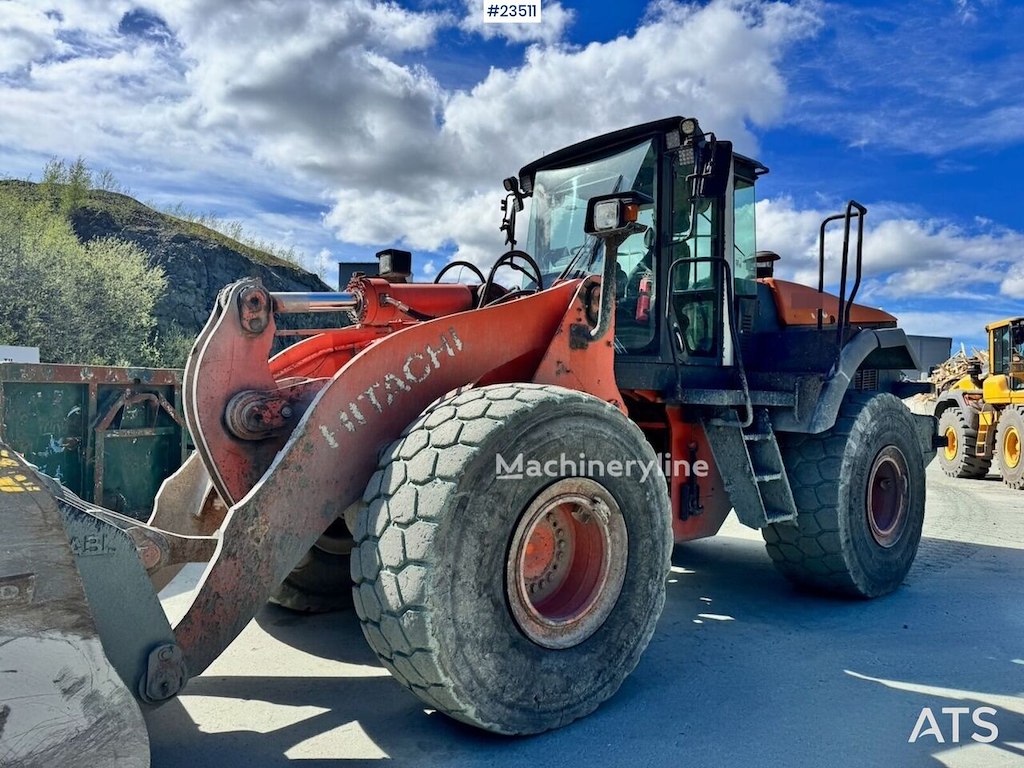 Hitachi ZW310 Hjullaster m/ Skuffe og Pallegafler - 7200 timer! SE VIDEO prednji utovarivač