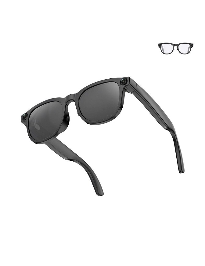 KSIX BSGLASS01B PAMETNE NAOČARE AI, 8MP, FULL HD, 4GB, CRNE