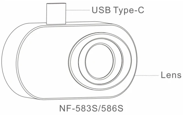 TERMALNA KAMERA, NOYAFA NF-583S USB C