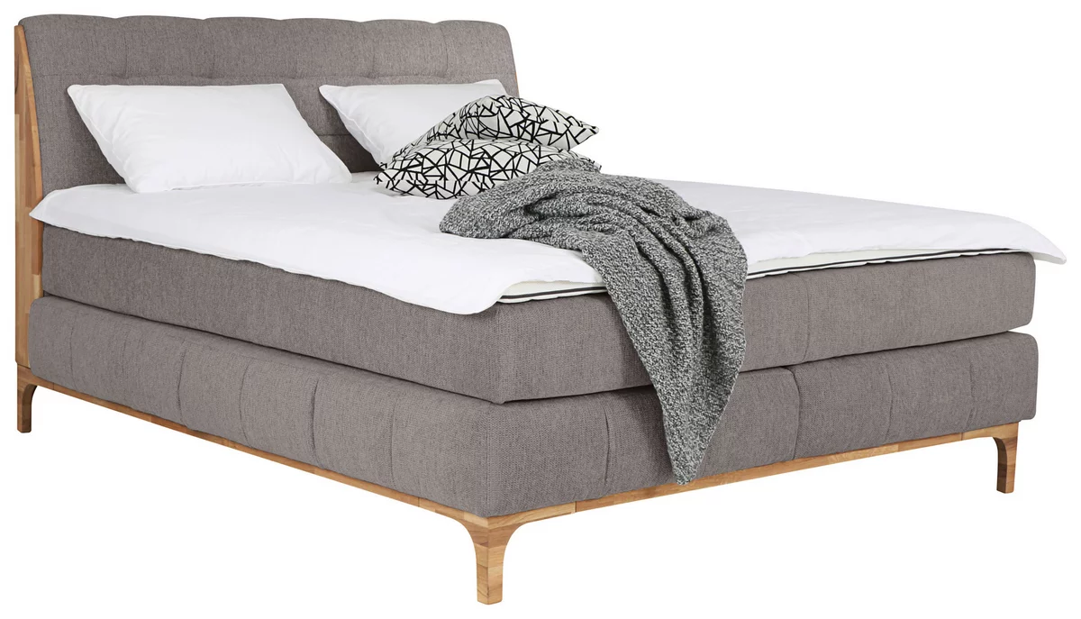 BOXSPRING KREVET 160/200 cm sivobraon